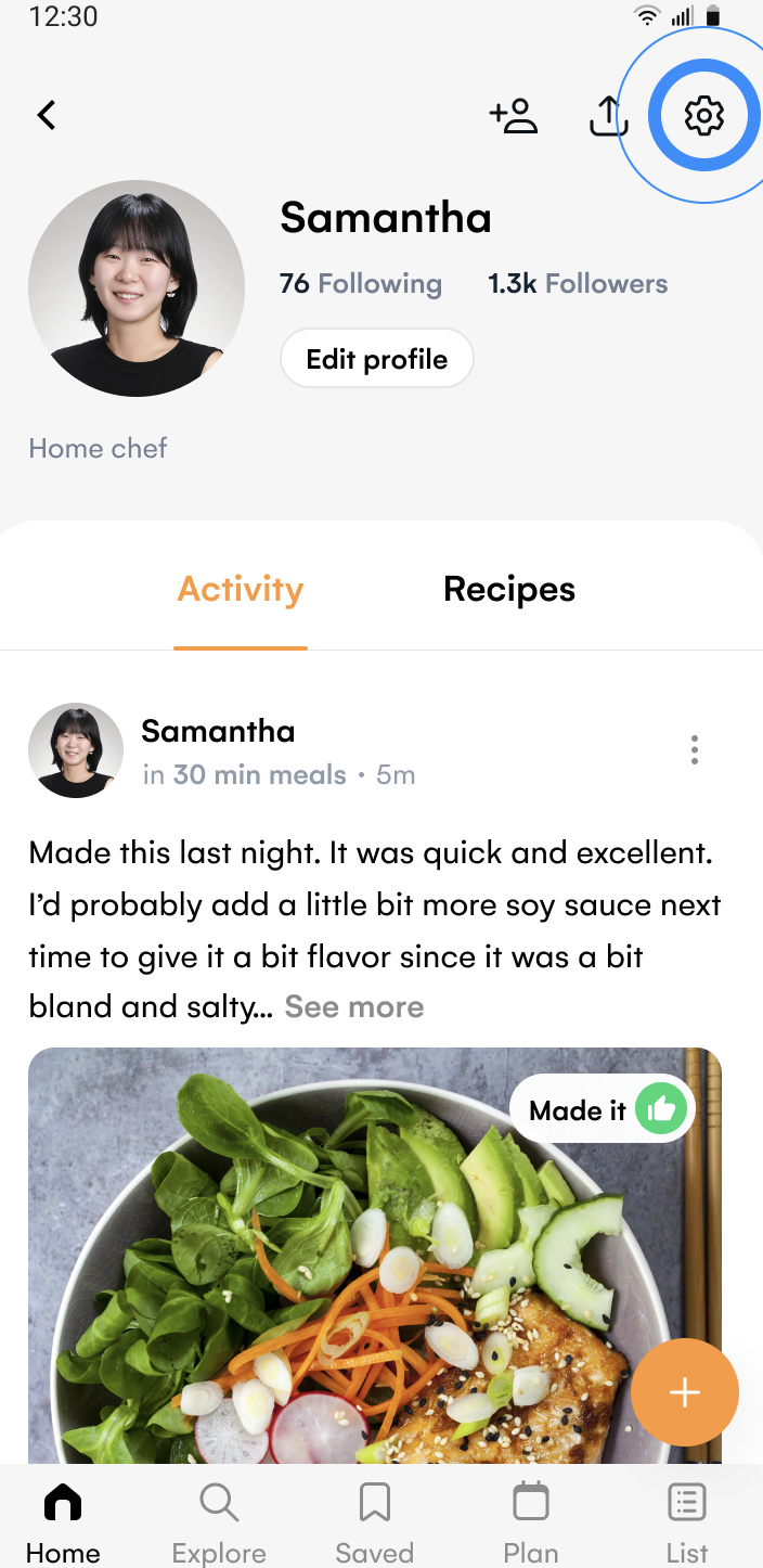 Managing your Samsung Food and Samsung Health Integration – Samsung ...